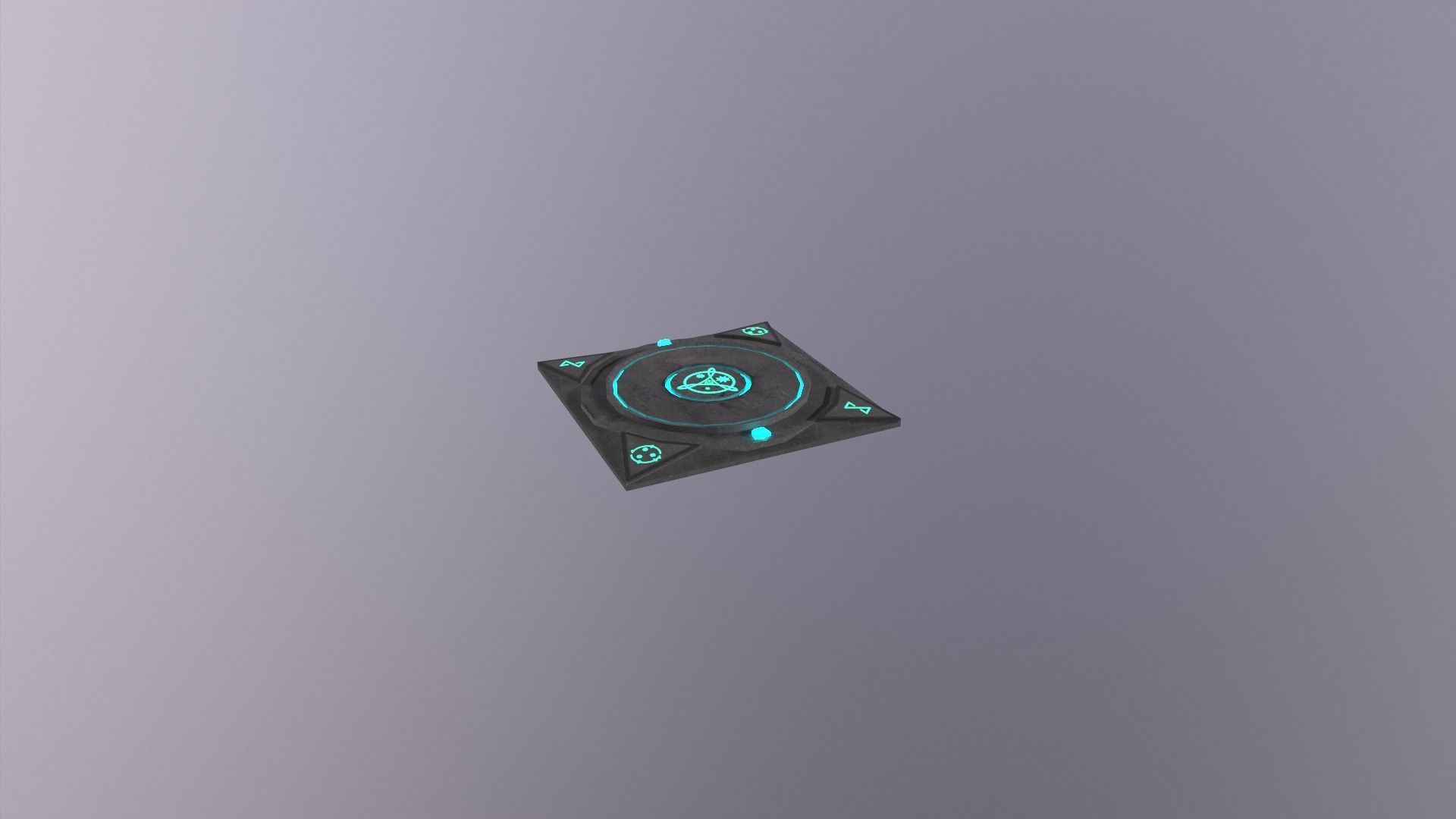 3D model Teleport Platform for RPG low VR / AR / low-poly | CGTrader