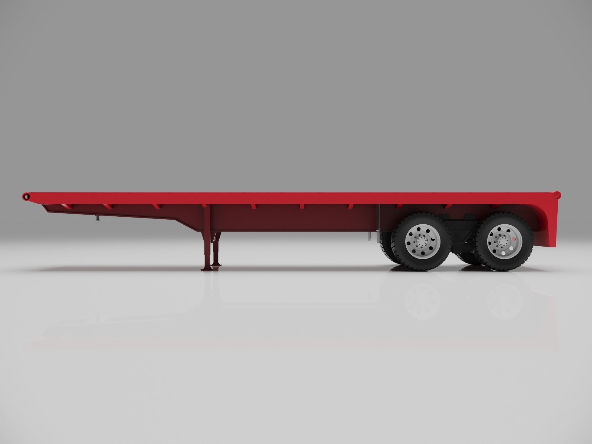 Trailer for Truck 3D model | CGTrader