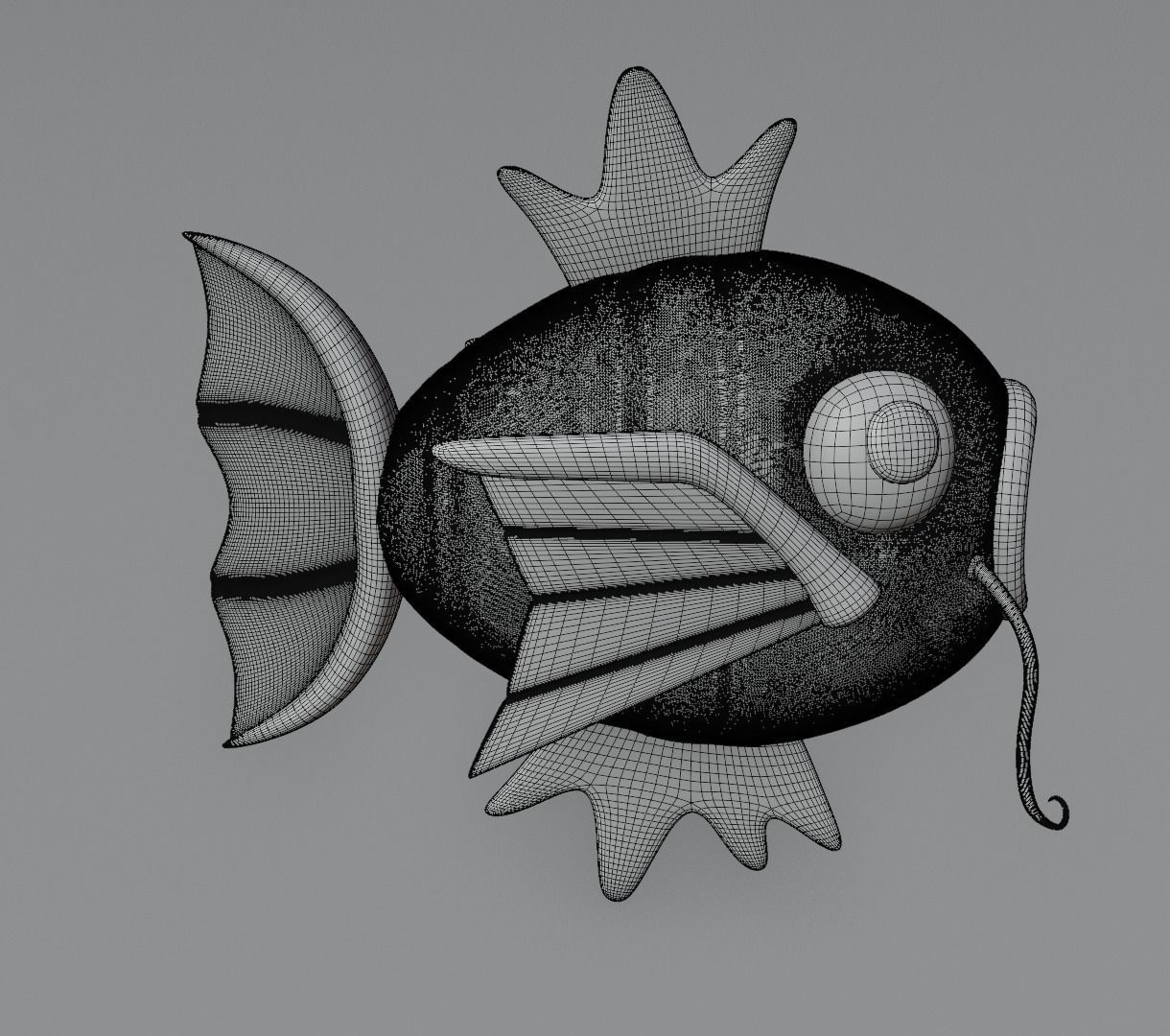 Magikarp 3D model for 3D print 3D model 3D printable | CGTrader