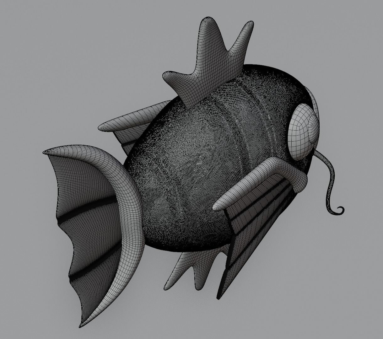 Magikarp 3D model for 3D print 3D model 3D printable | CGTrader