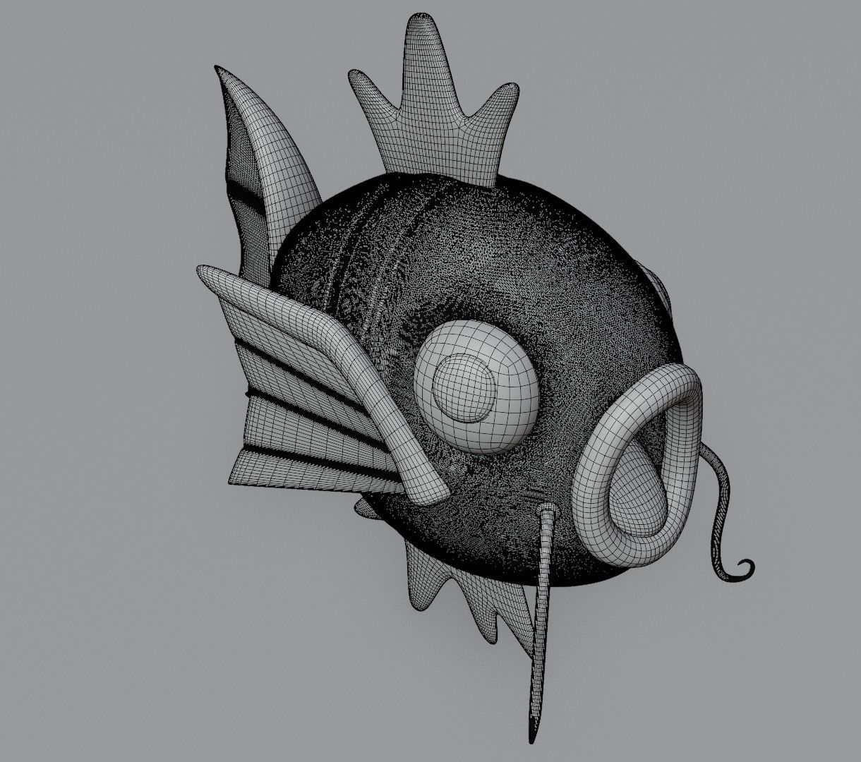 Magikarp 3D model for 3D print 3D model 3D printable | CGTrader