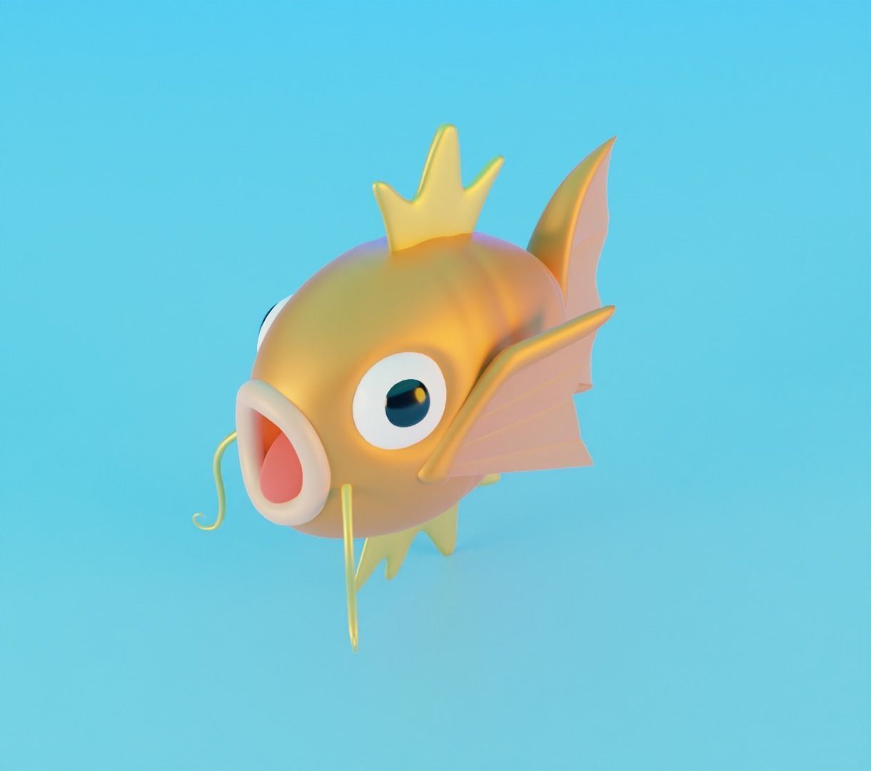 Magikarp 3D model for 3D print 3D model 3D printable | CGTrader