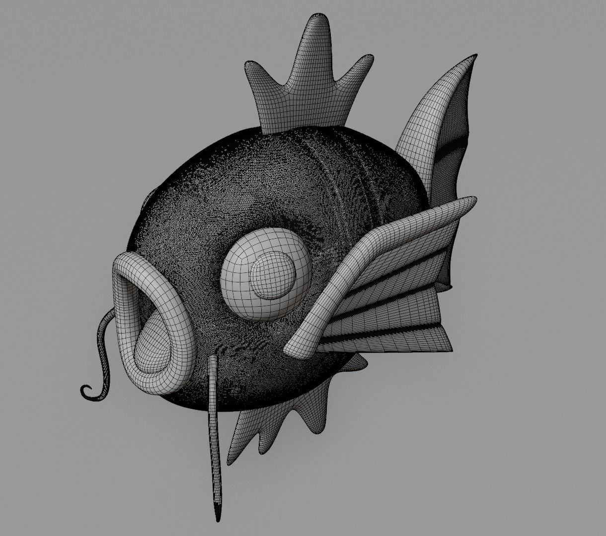 Magikarp 3D model for 3D print 3D model 3D printable | CGTrader