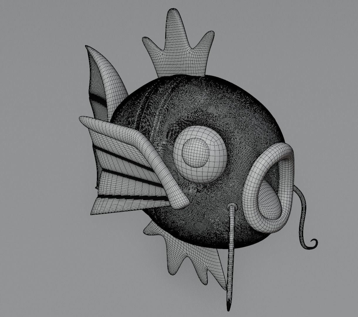 Magikarp 3D model for 3D print 3D model 3D printable | CGTrader