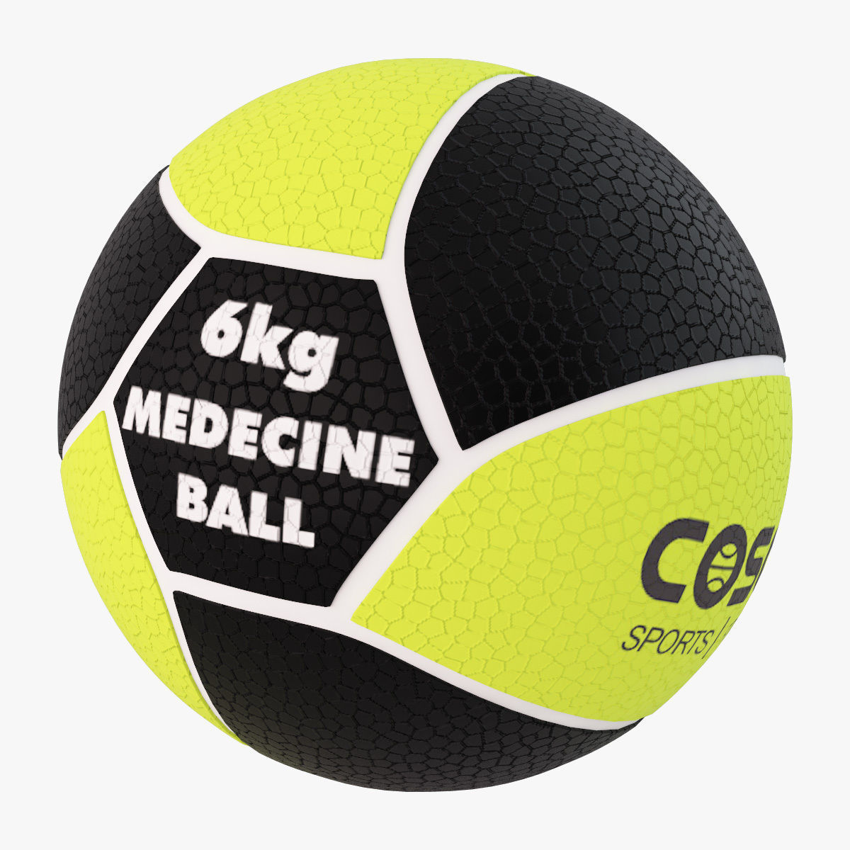 EIGHT PANNEL MEDICINE BALL 3D model 3D printable | CGTrader