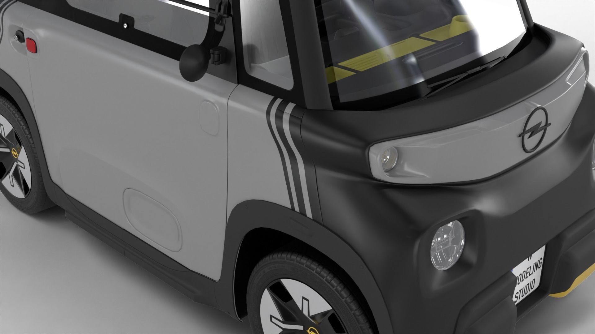 Opel Rock-e 2020 Fire Service 3d model 3D model rigged | CGTrader