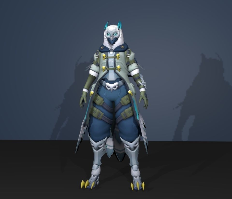 ana snow owl 3D model animated rigged | CGTrader