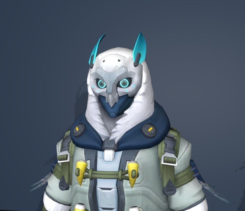 ana snow owl 3D model animated rigged | CGTrader