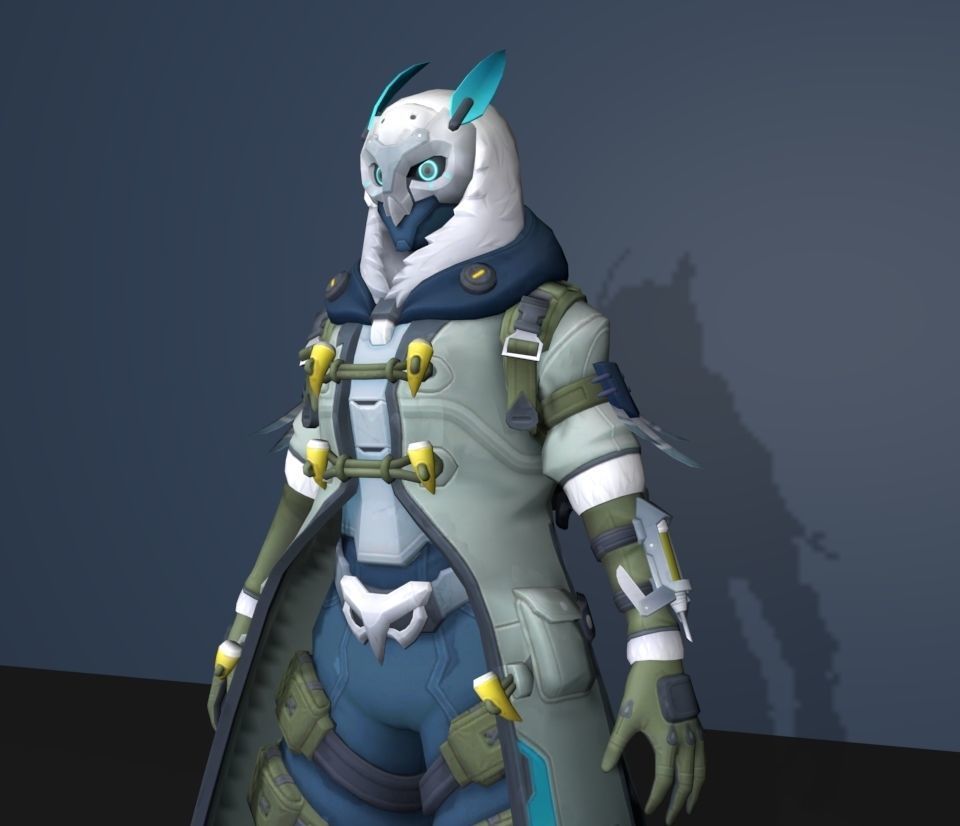 ana snow owl 3D model animated rigged | CGTrader