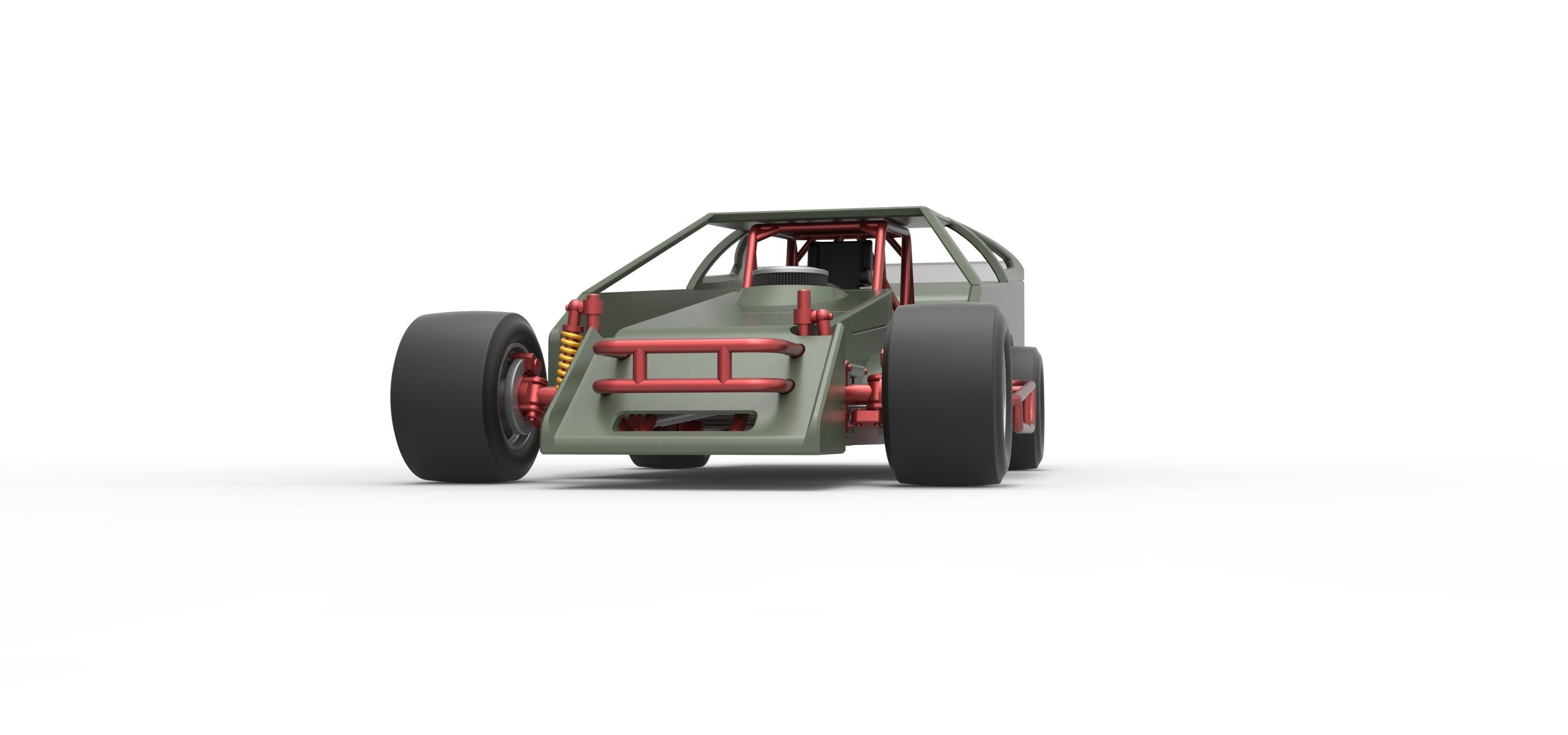 Vintage Asphalt Modified stock car V4 Scale 1 to 25 3D model 3D ...