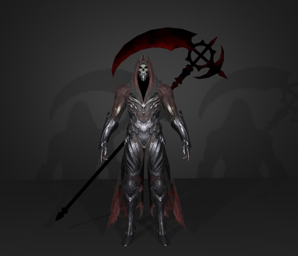 moon shadow death 3D model animated rigged | CGTrader