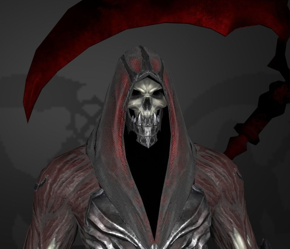 moon shadow death 3D model animated rigged | CGTrader