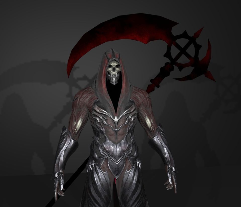 moon shadow death 3D model animated rigged | CGTrader