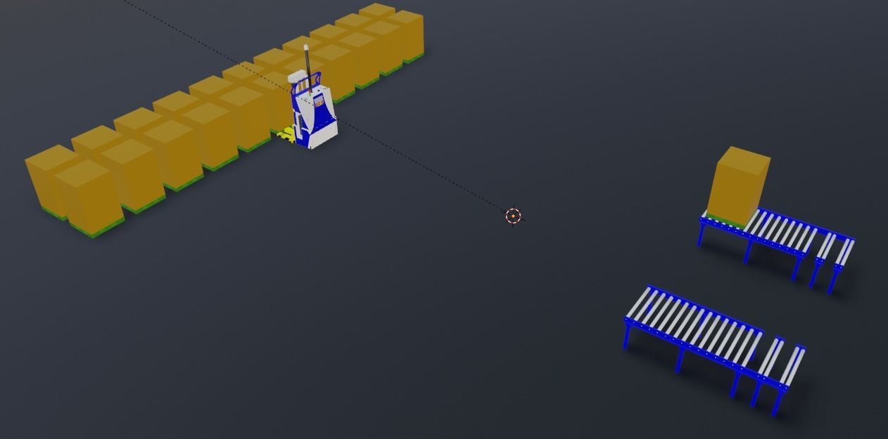 Fork Lift AGV 3D Designed model 3D model | CGTrader
