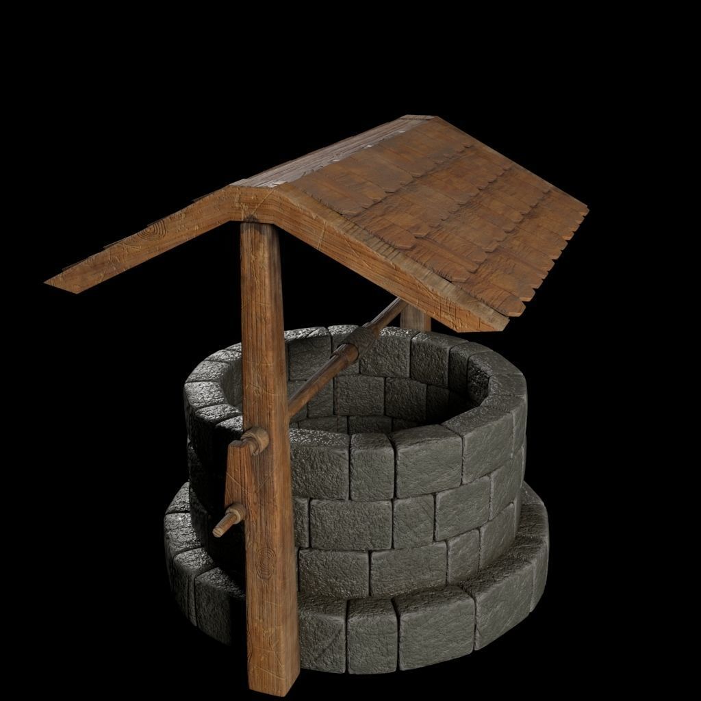 3d model Well pbr free VR / AR / low-poly 3D model | CGTrader