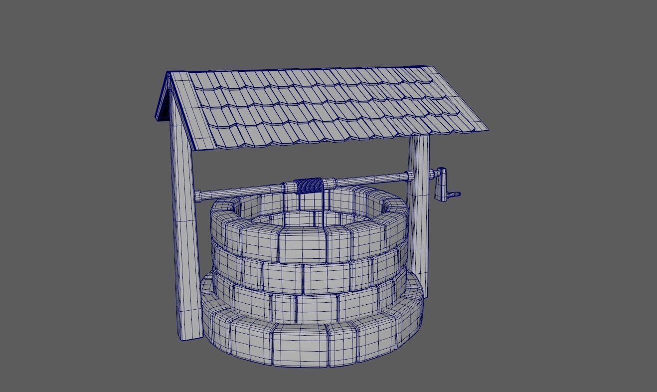 3d model Well pbr free VR / AR / low-poly 3D model | CGTrader