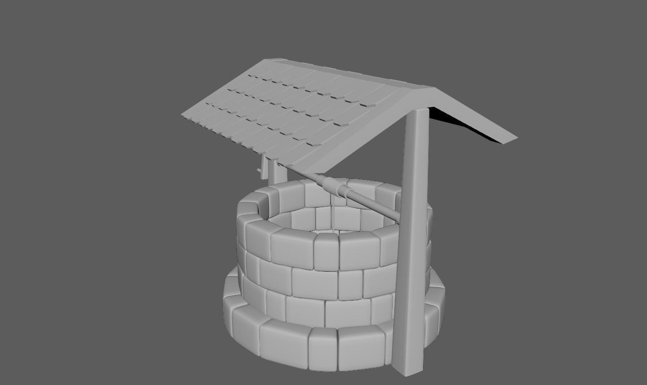 3d model Well pbr free VR / AR / low-poly 3D model | CGTrader