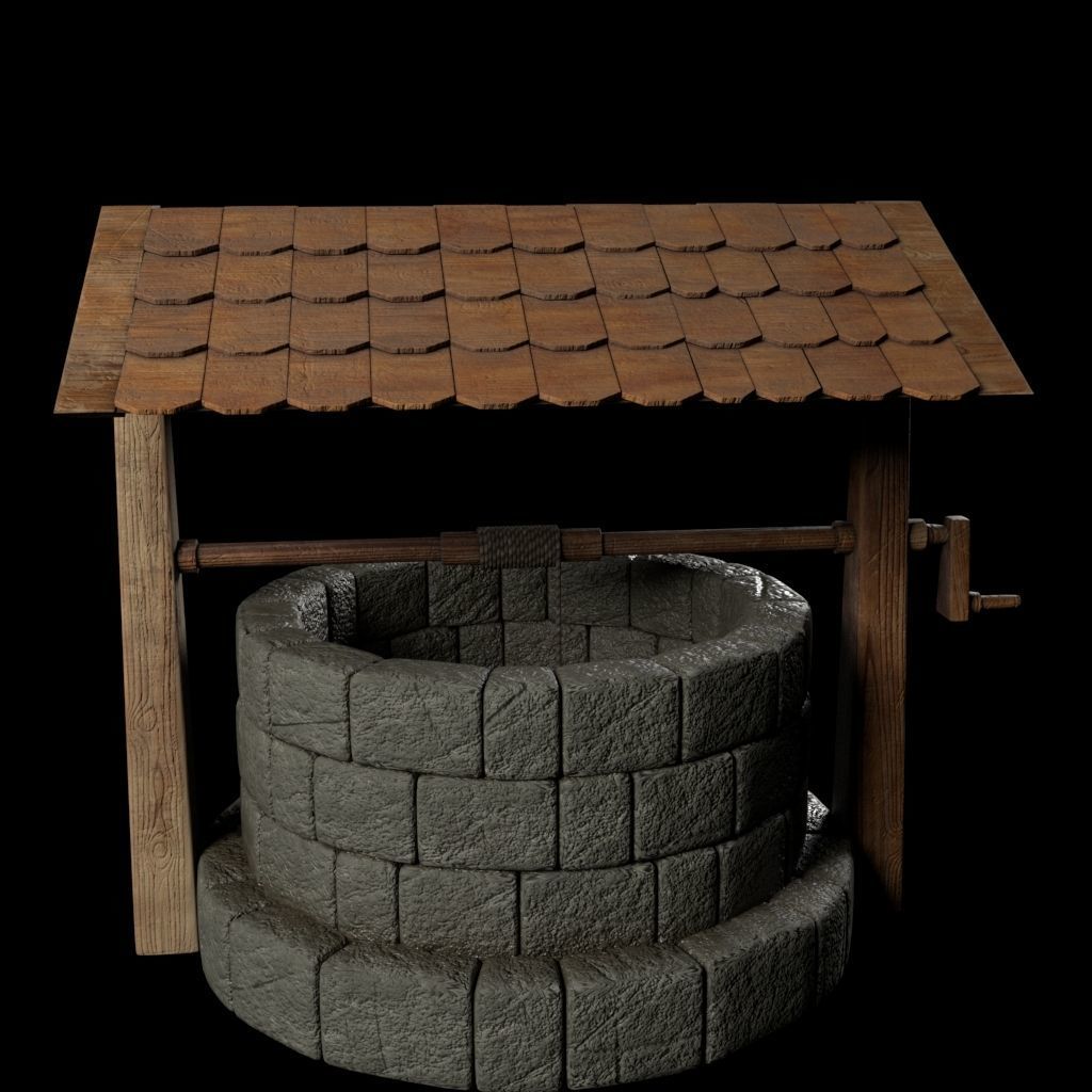 3d model Well pbr free VR / AR / low-poly 3D model | CGTrader