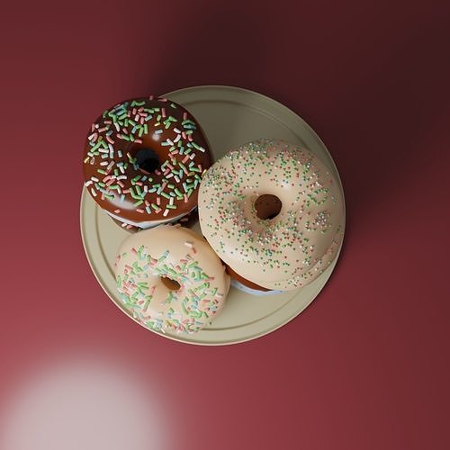 Donuts 3D model | CGTrader