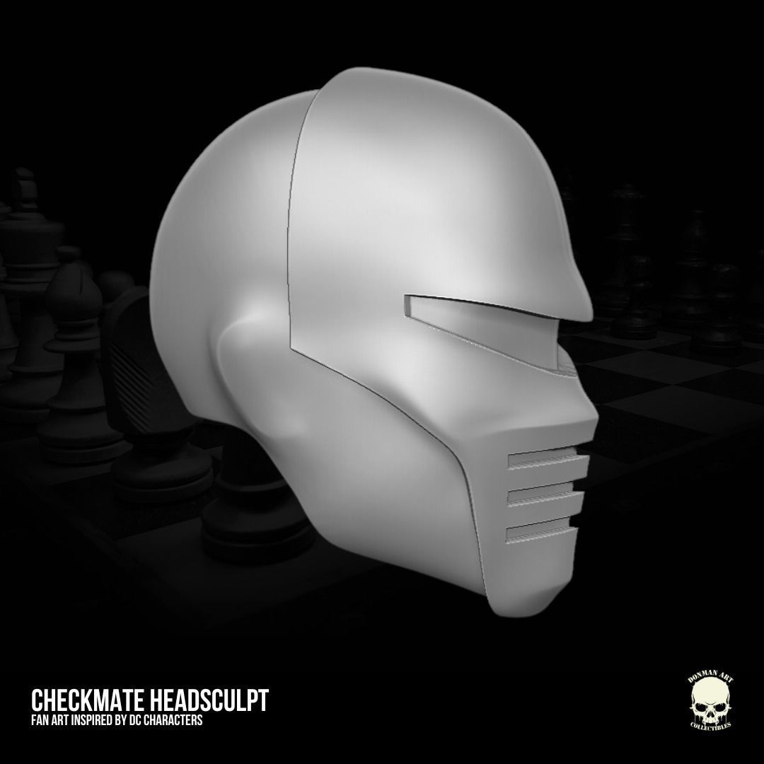 Checkmate DC comics fan art head 3D Printable Sculpt 3D model 3D ...