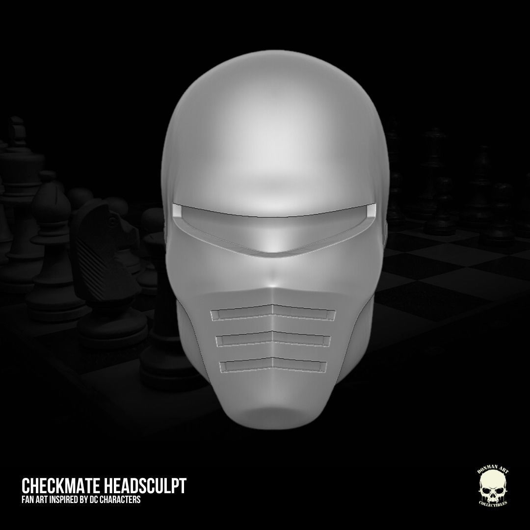 Checkmate DC comics fan art head 3D Printable Sculpt 3D model 3D ...