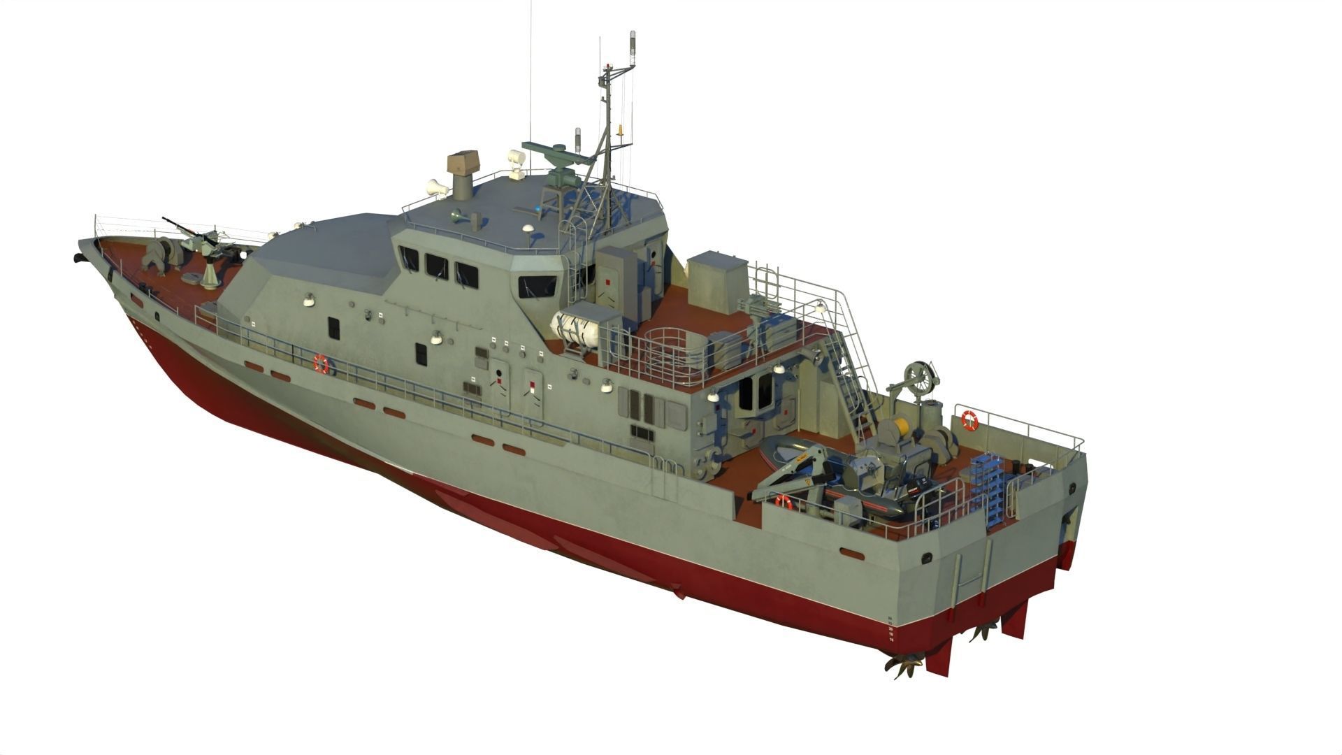 21980 Grachonok class anti saboteur ship model 3D model | CGTrader
