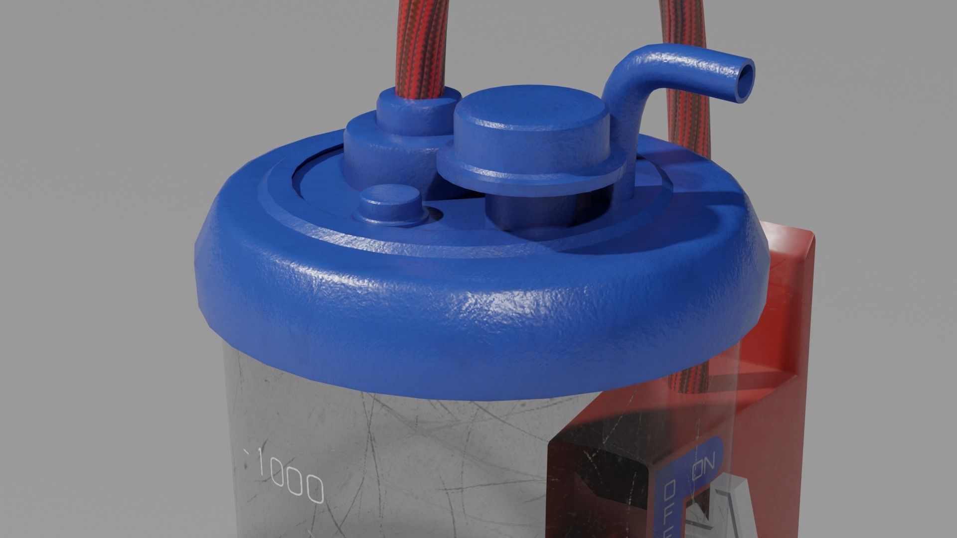 Wall Suction Caniste 3D model | CGTrader