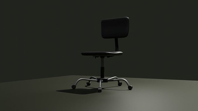 Computer chair 3D model animated | CGTrader