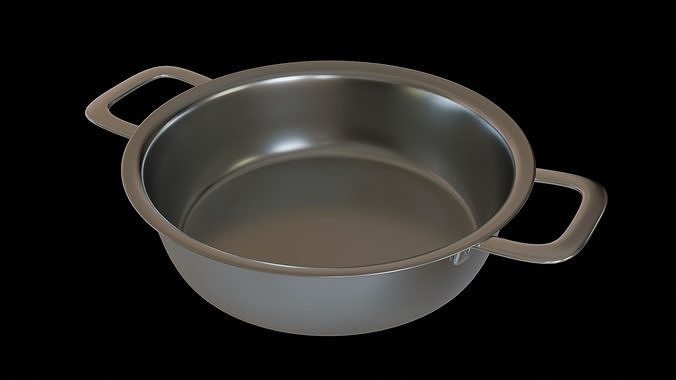 3D model Pots and frying pans VR / AR / low-poly | CGTrader
