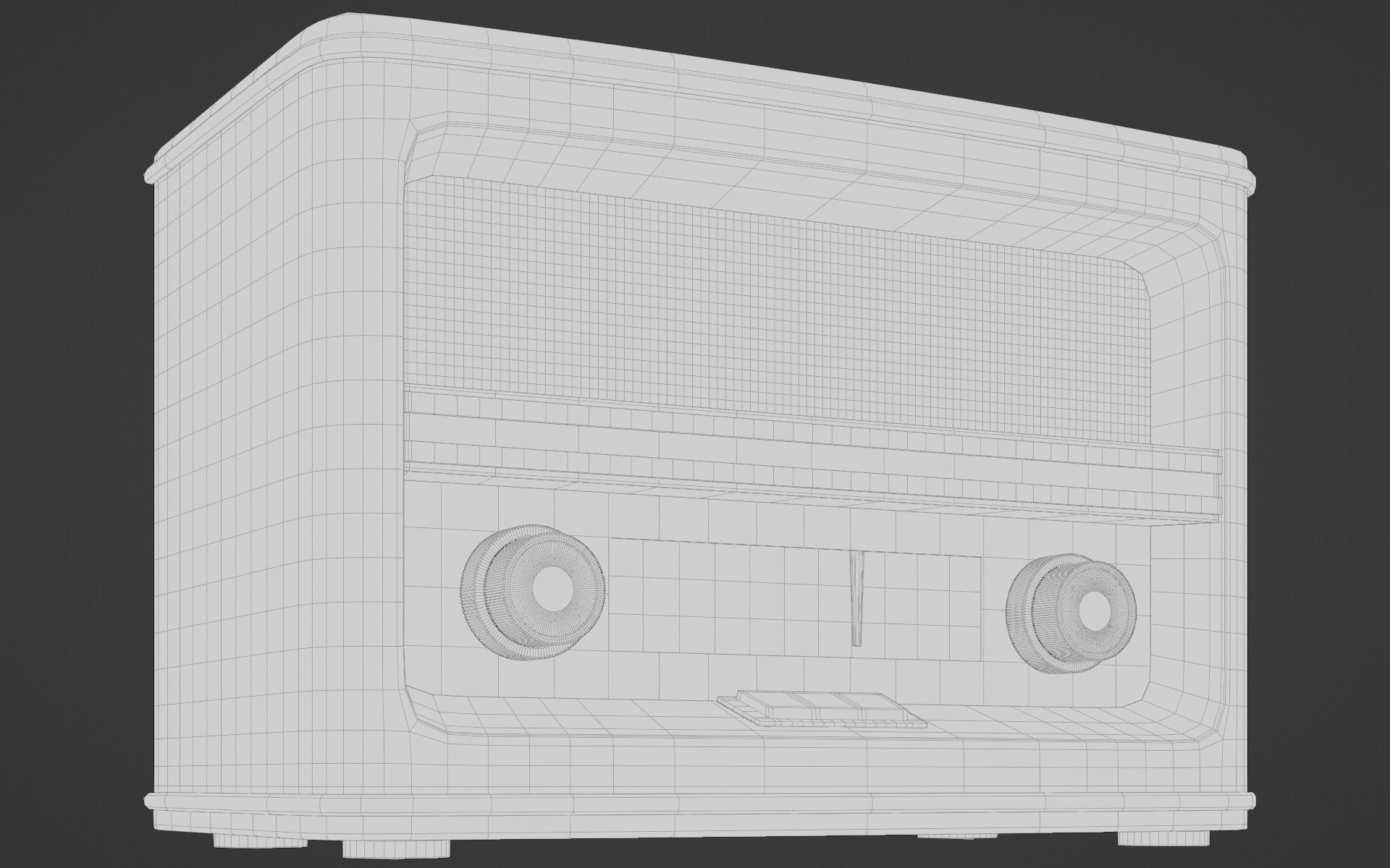 Old Radio 3d Model 3D model | CGTrader