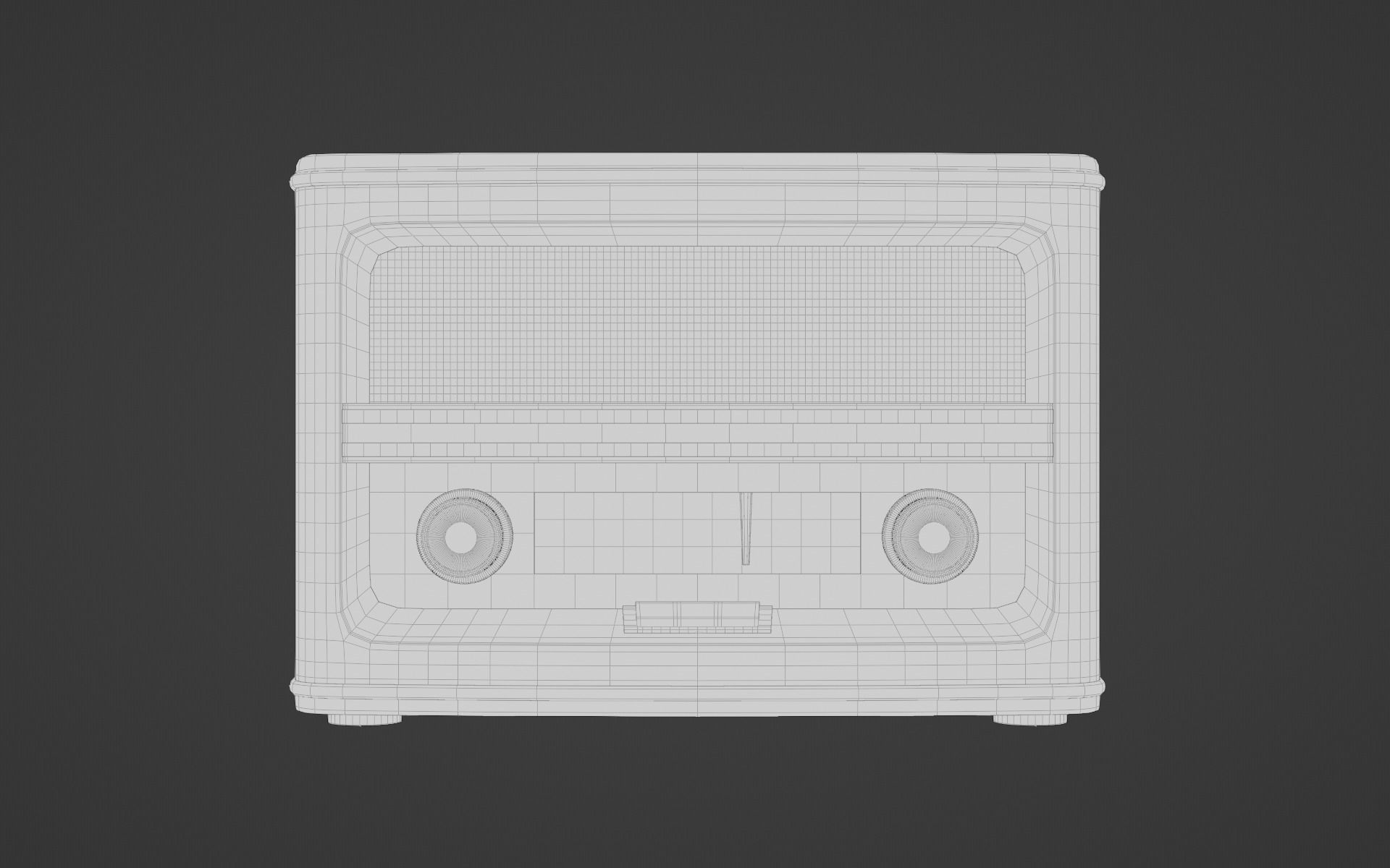 Old Radio 3d Model 3D model | CGTrader