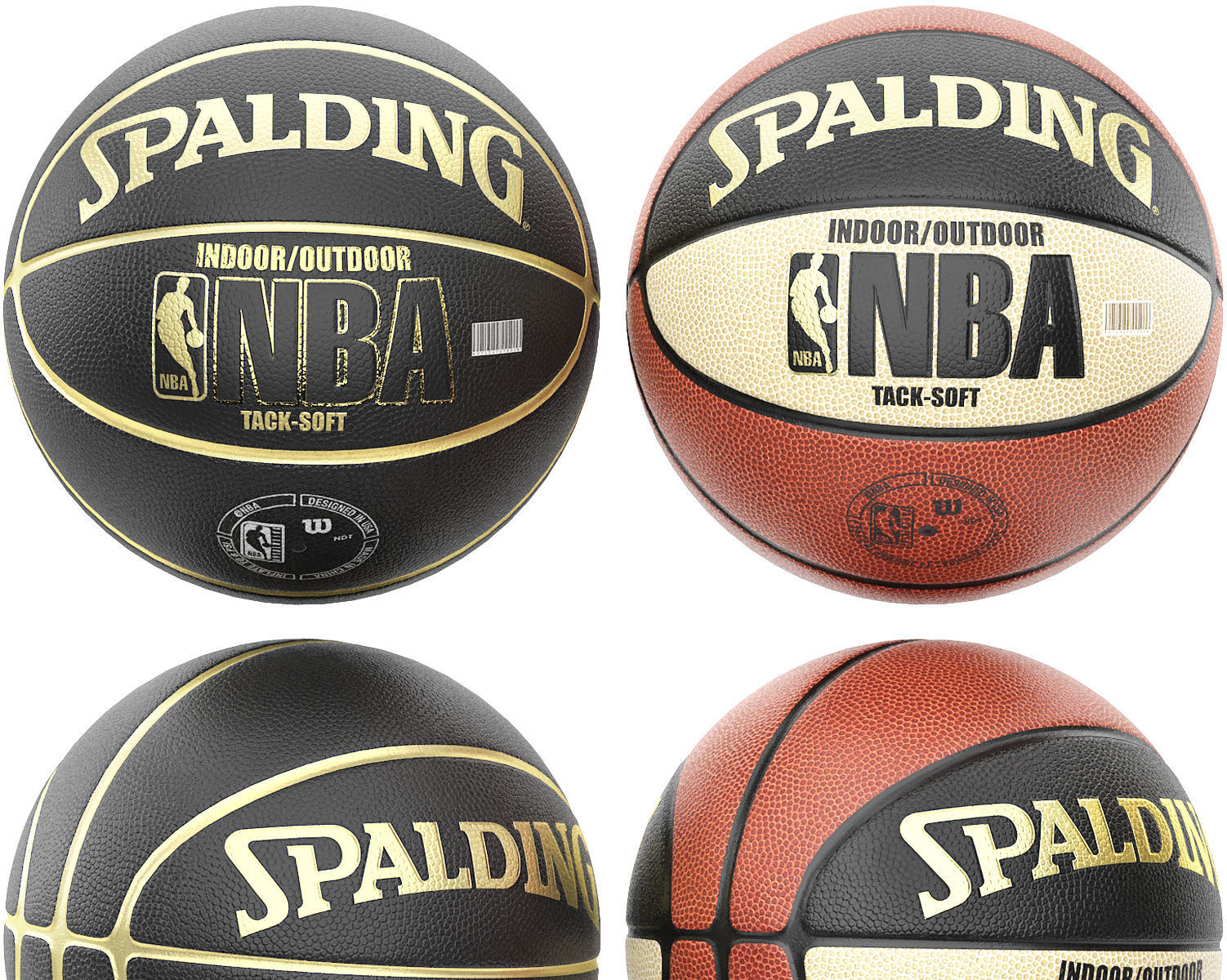 spalding nba snake basketball ball 3D model | CGTrader