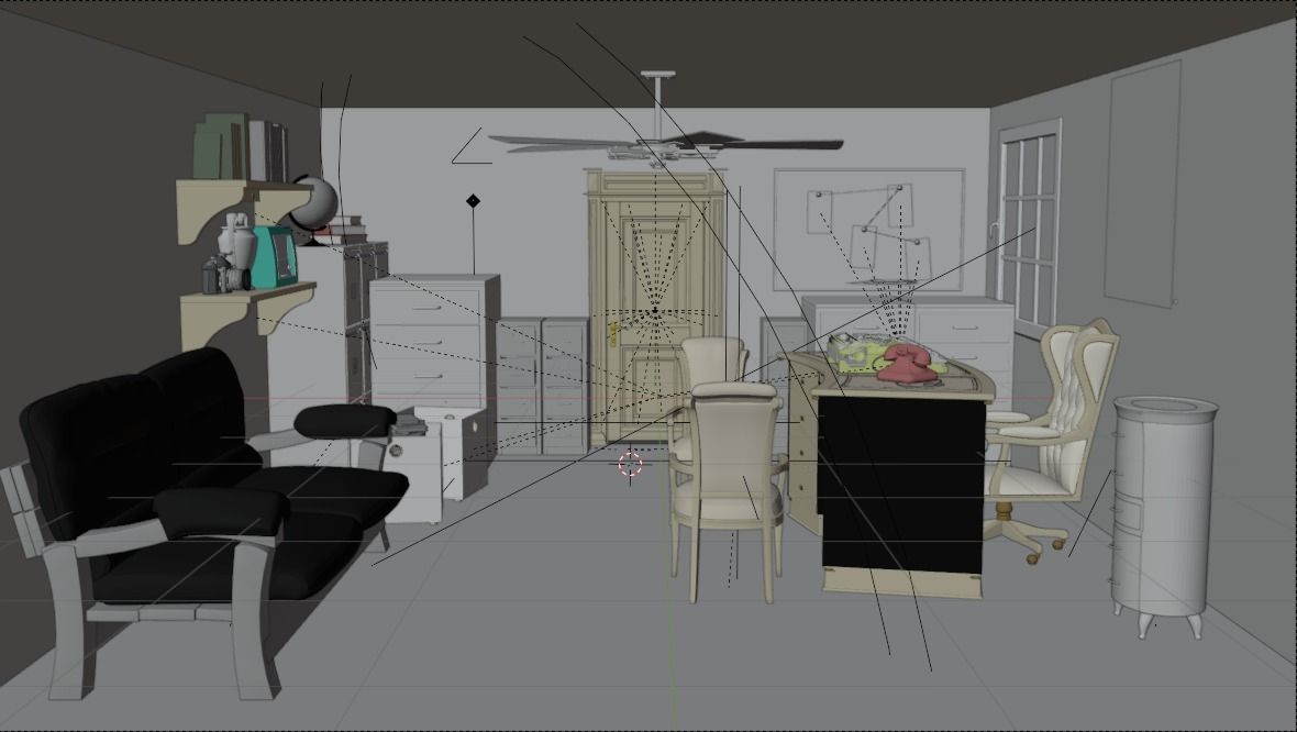 Sherlock Holmes Detective room 3D model | CGTrader