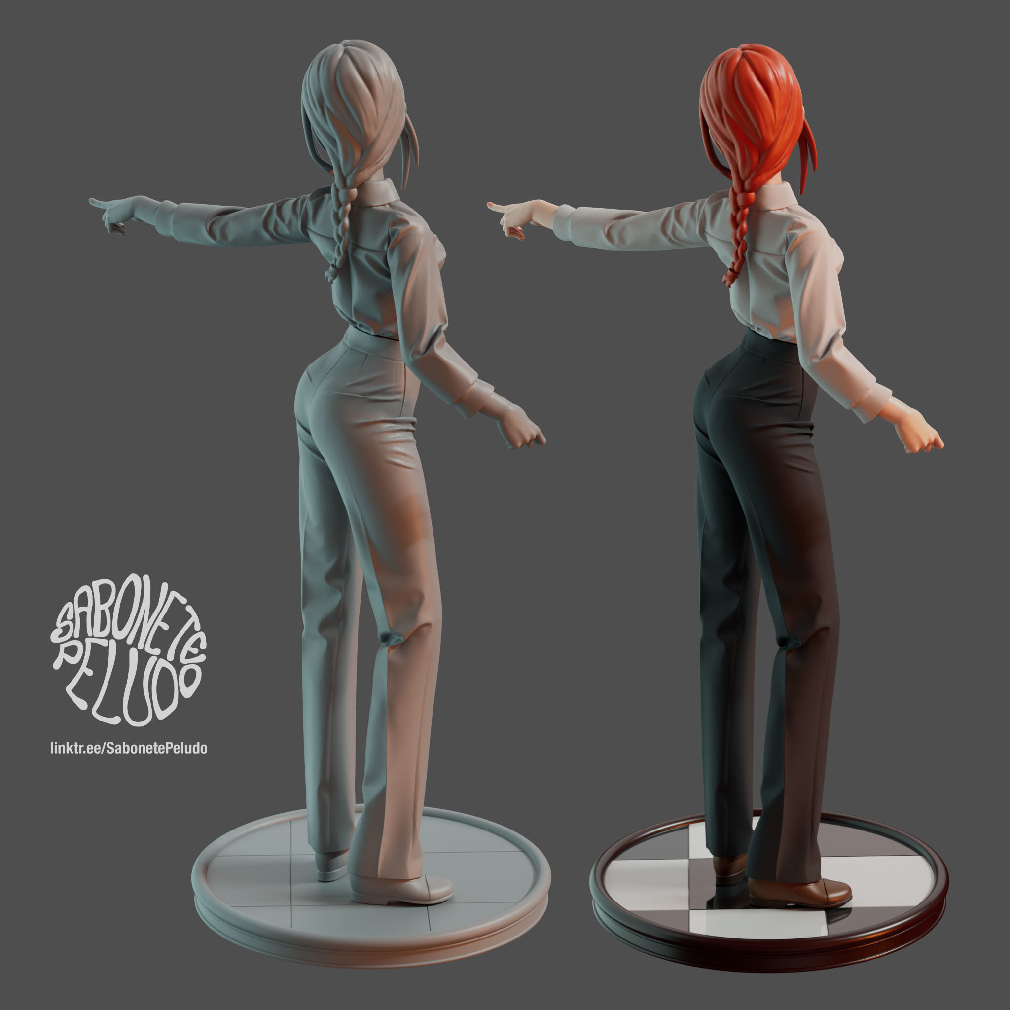 Makima 3D model 3D printable | CGTrader