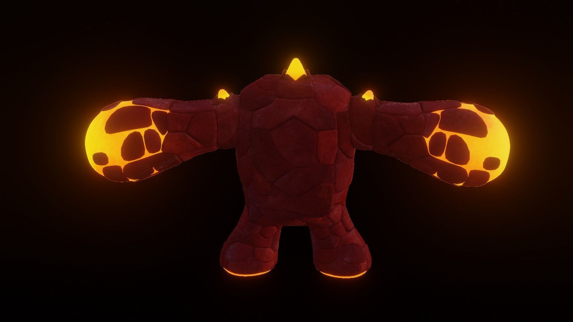 Eruptor Skylanders Academy Model 3D model rigged | CGTrader