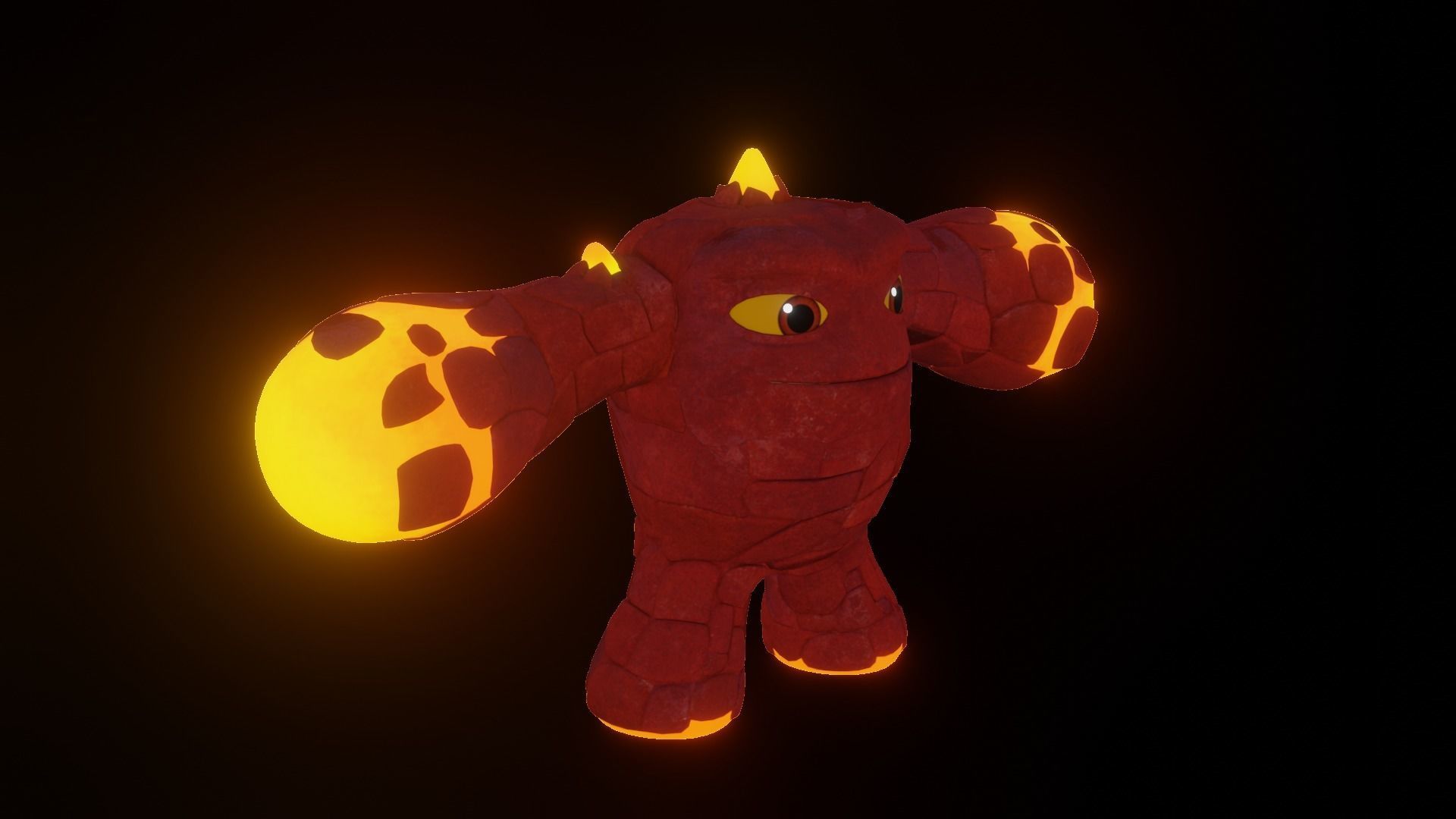 Eruptor Skylanders Academy Model 3D model rigged | CGTrader