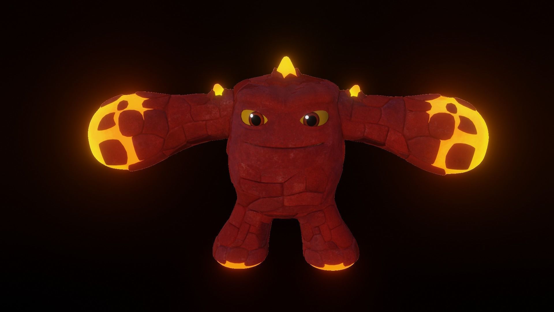 Eruptor Skylanders Academy Model 3D model rigged | CGTrader