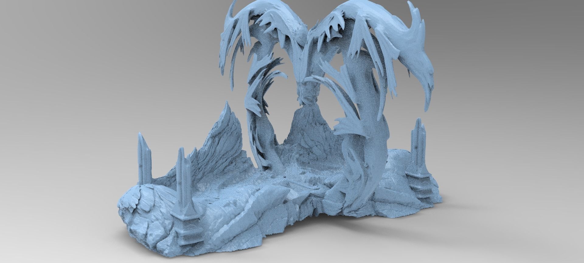 Ocean Dragon arch walkway 3D model | CGTrader