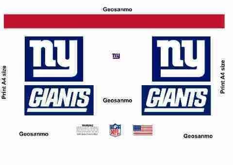 Printable High Resolution NFL Helmet Decals Pack 4 3D model 3D ...