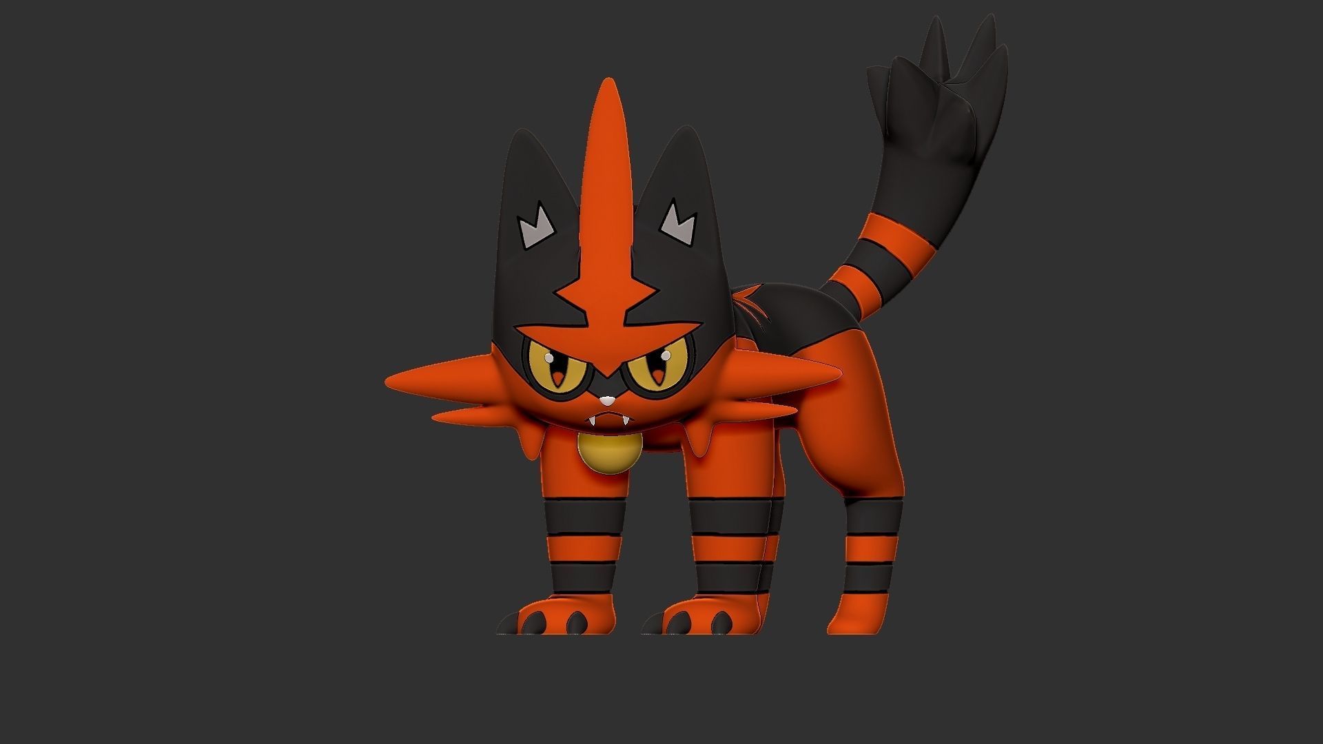 Pokemon litten evolution pack 3D model 3D printable | CGTrader
