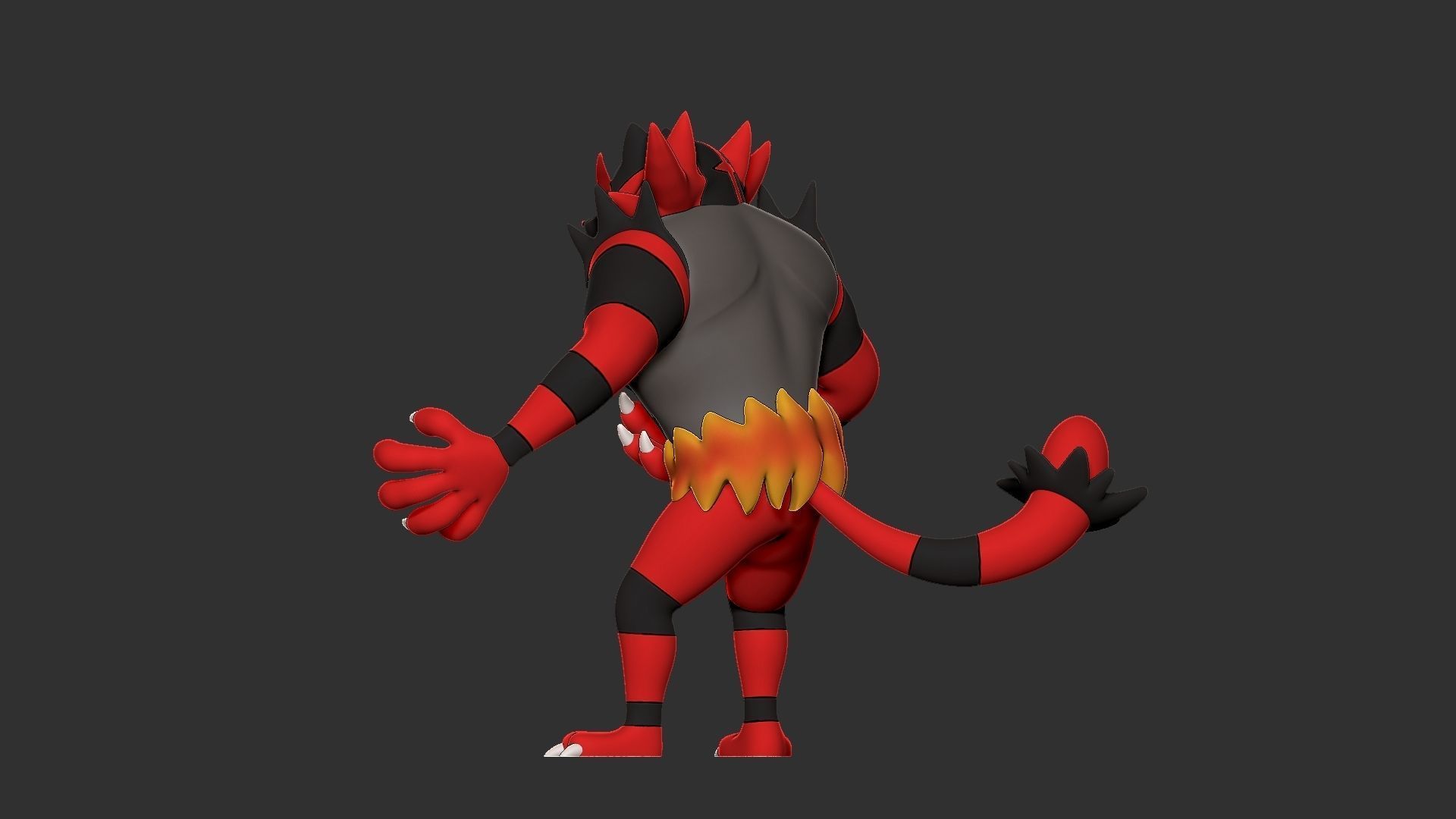 Pokemon litten evolution pack 3D model 3D printable | CGTrader