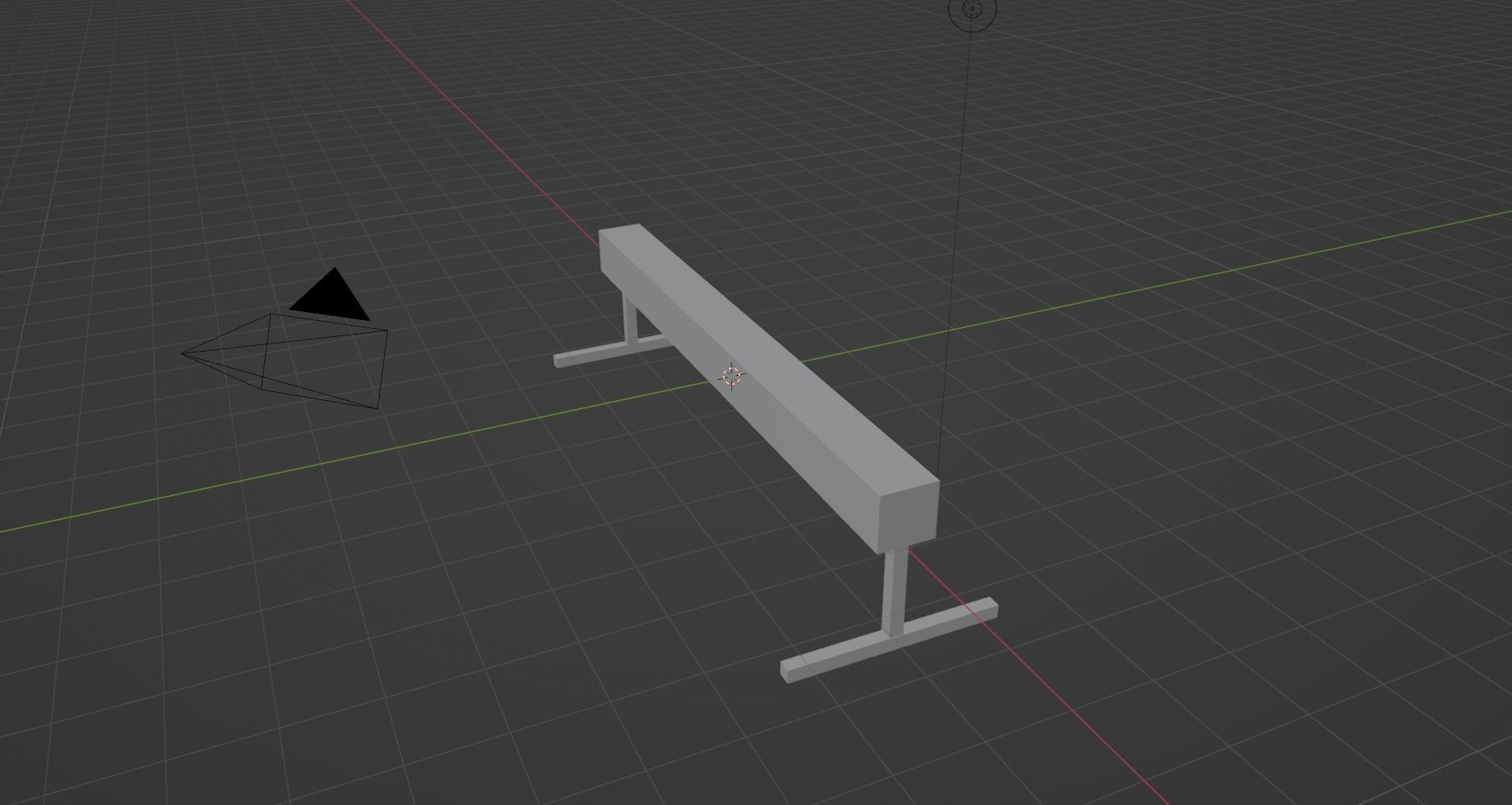 Balance beam free 3D model | CGTrader