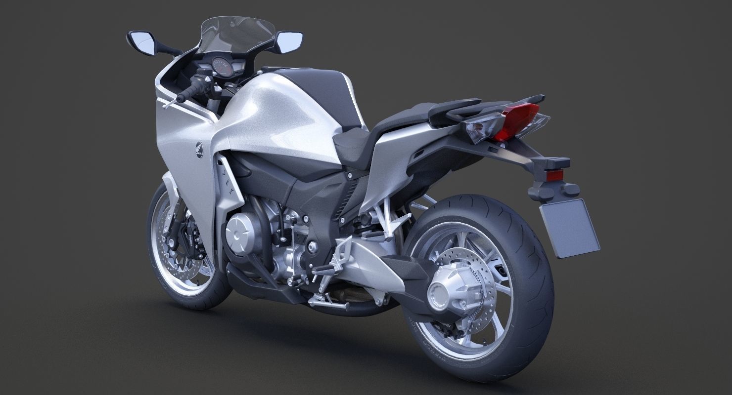 2015 Honda VFR 1200F 3D model | CGTrader