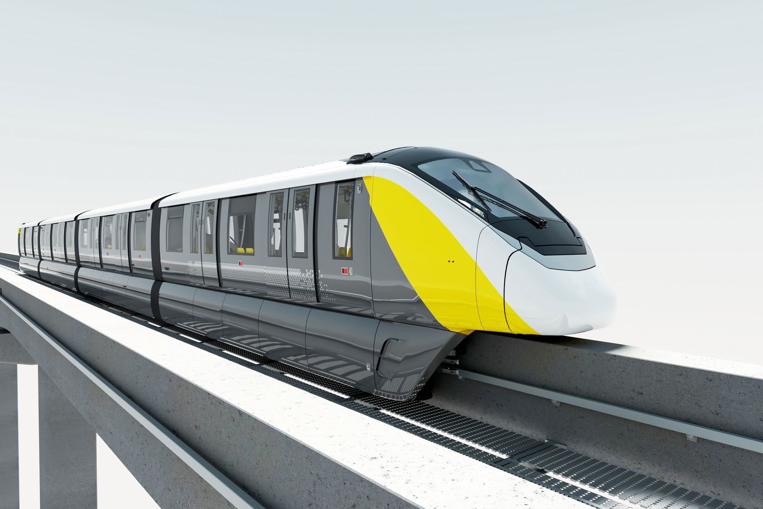 Innovia Monorail 300 3D model | CGTrader