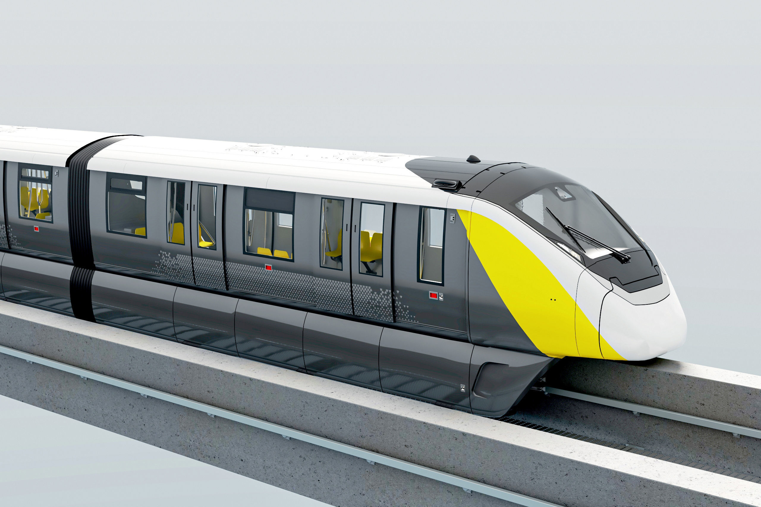 Innovia Monorail 300 3D model | CGTrader