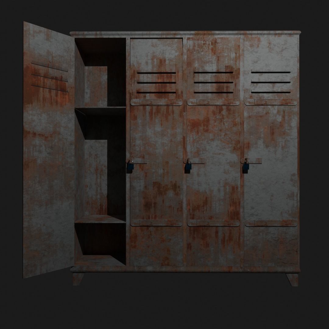 3D model asset zombie apocalypse shelf VR / AR / low-poly | CGTrader