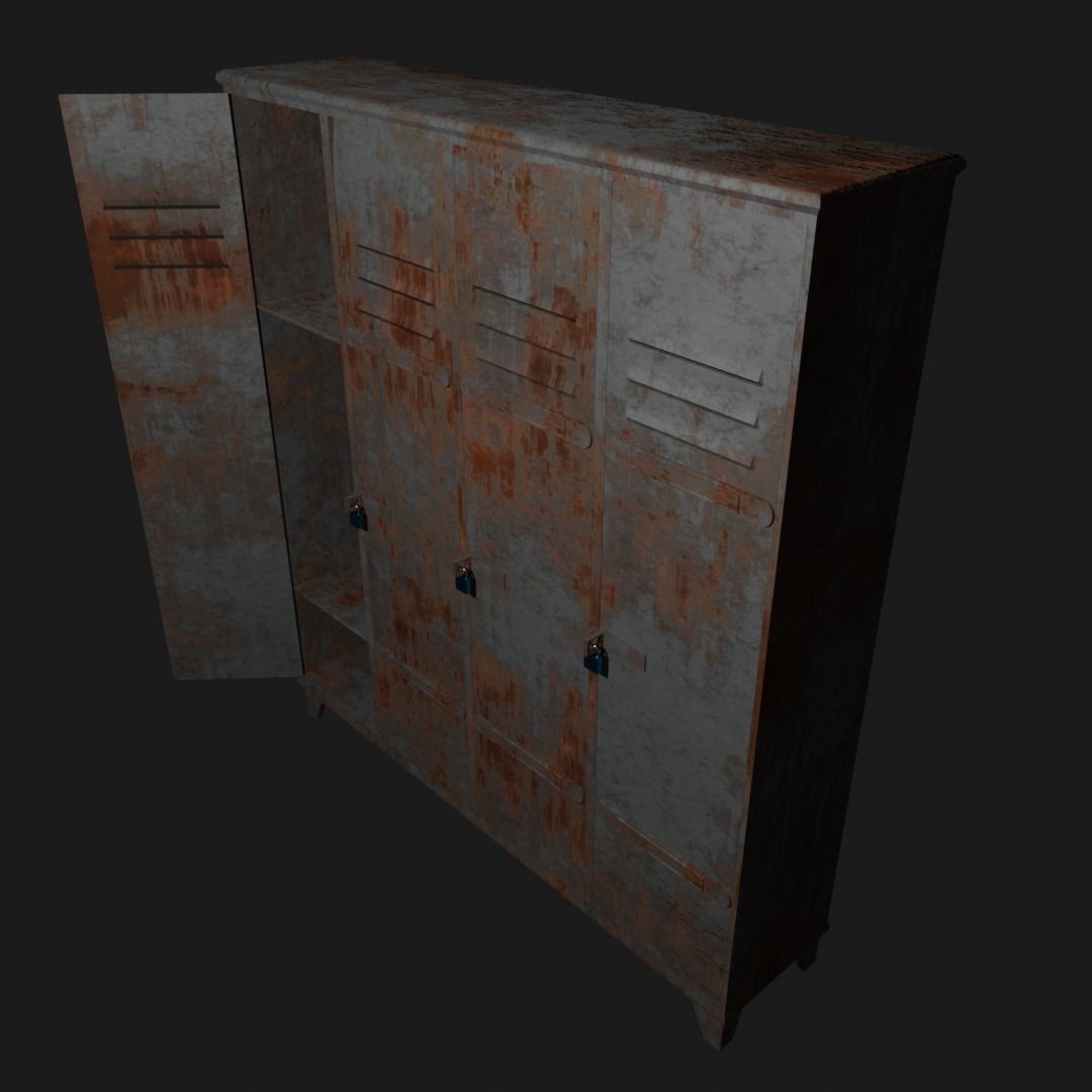 3D model asset zombie apocalypse shelf VR / AR / low-poly | CGTrader