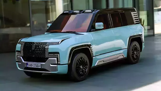 BYD YangWang U8 2024 3D model | CGTrader