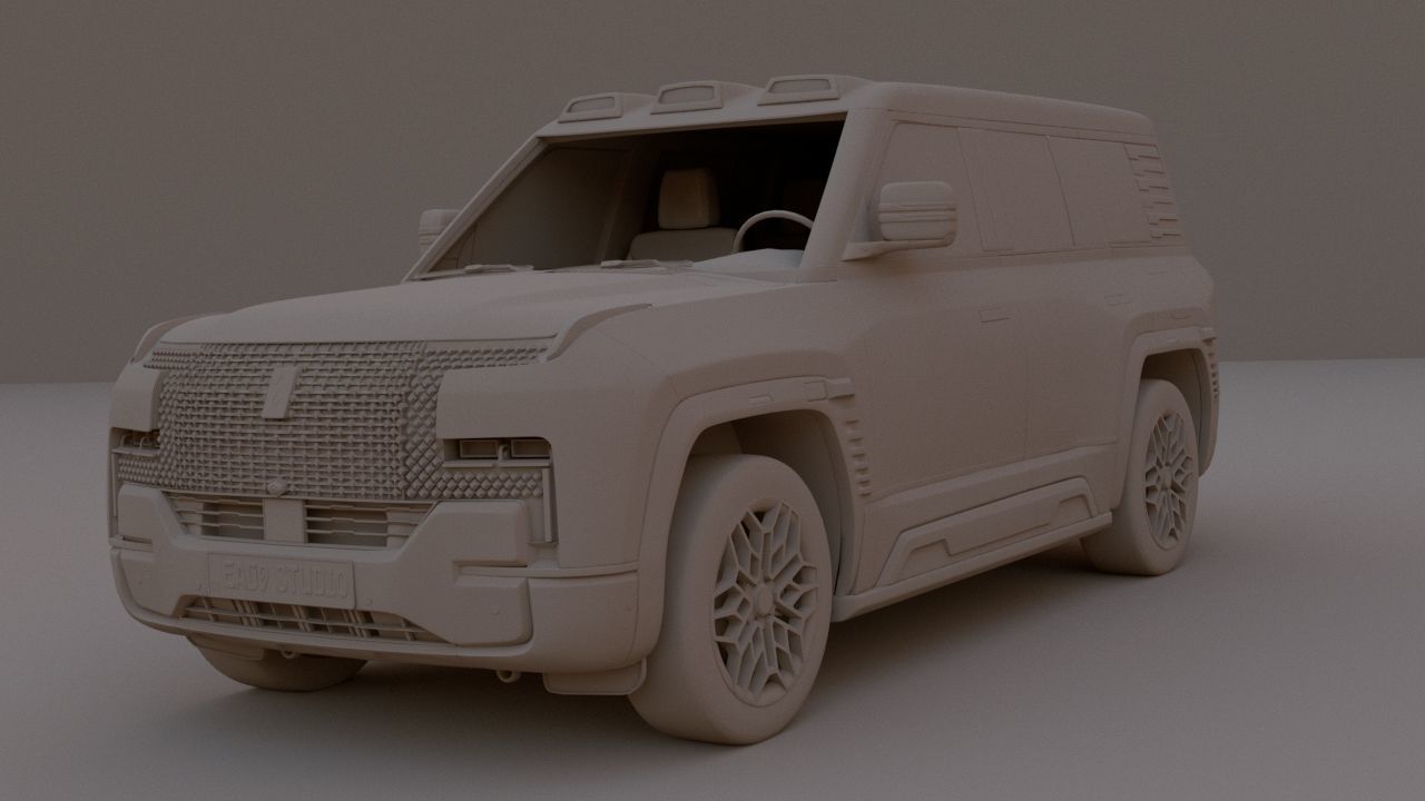 BYD YangWang U8 2024 3D model | CGTrader