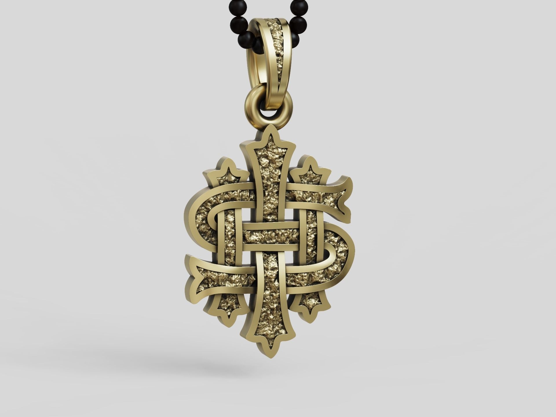 Jesus Christ Monogram IHS pendant 3D model 3D printable | CGTrader